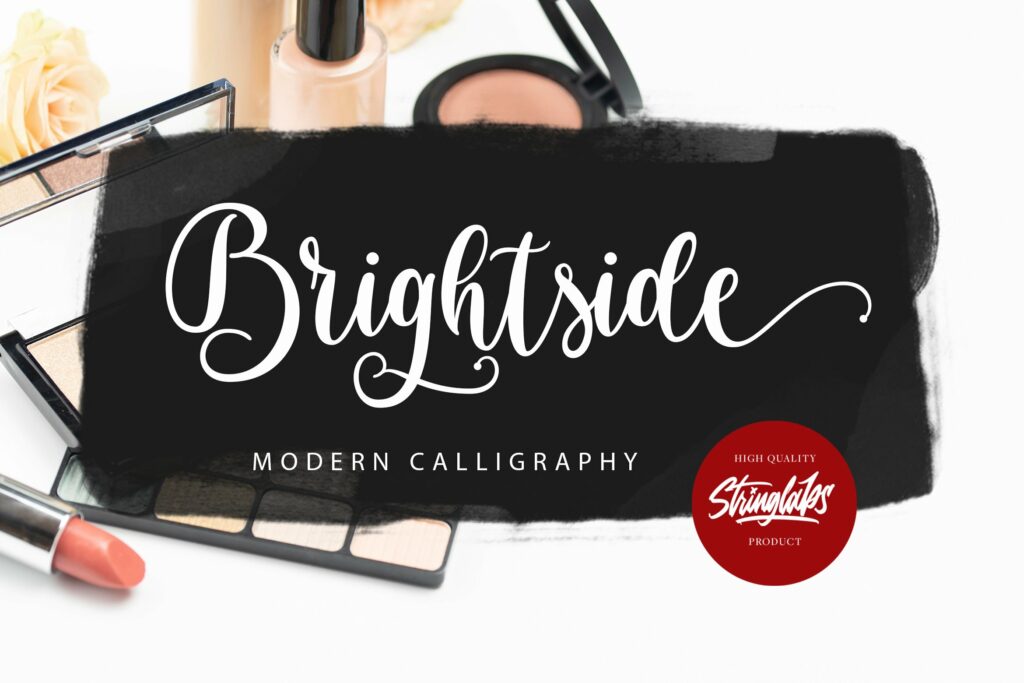 Brightside - Modern Calligraphy Font – MasterBundles