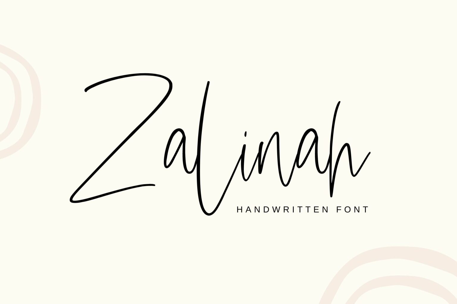 Zalinah Handwritten Font – MasterBundles