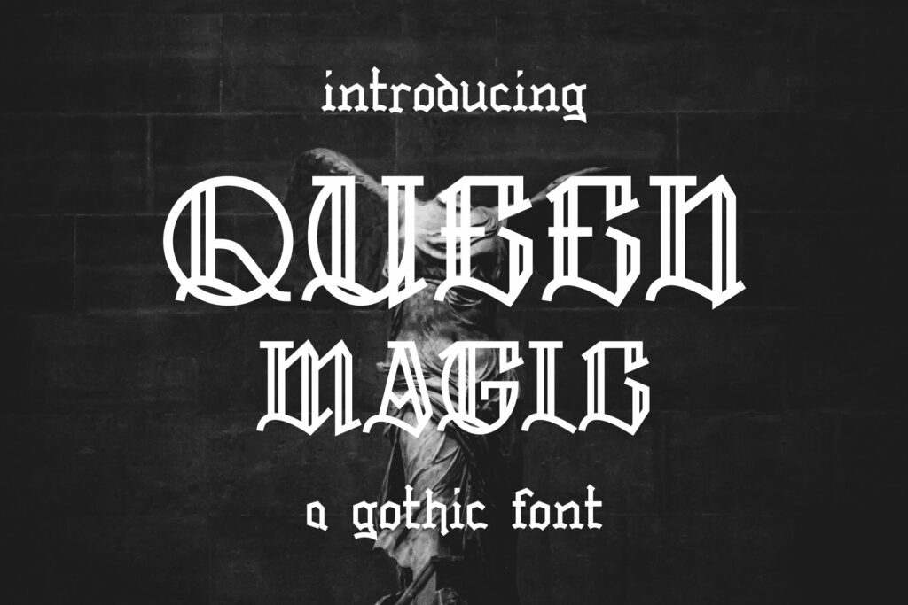 Queen Magic - Blackletter Font – MasterBundles