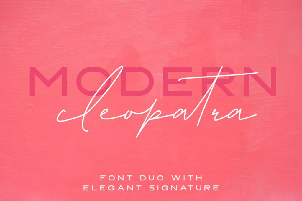 Modern Cleopatra | Font Duo – MasterBundles