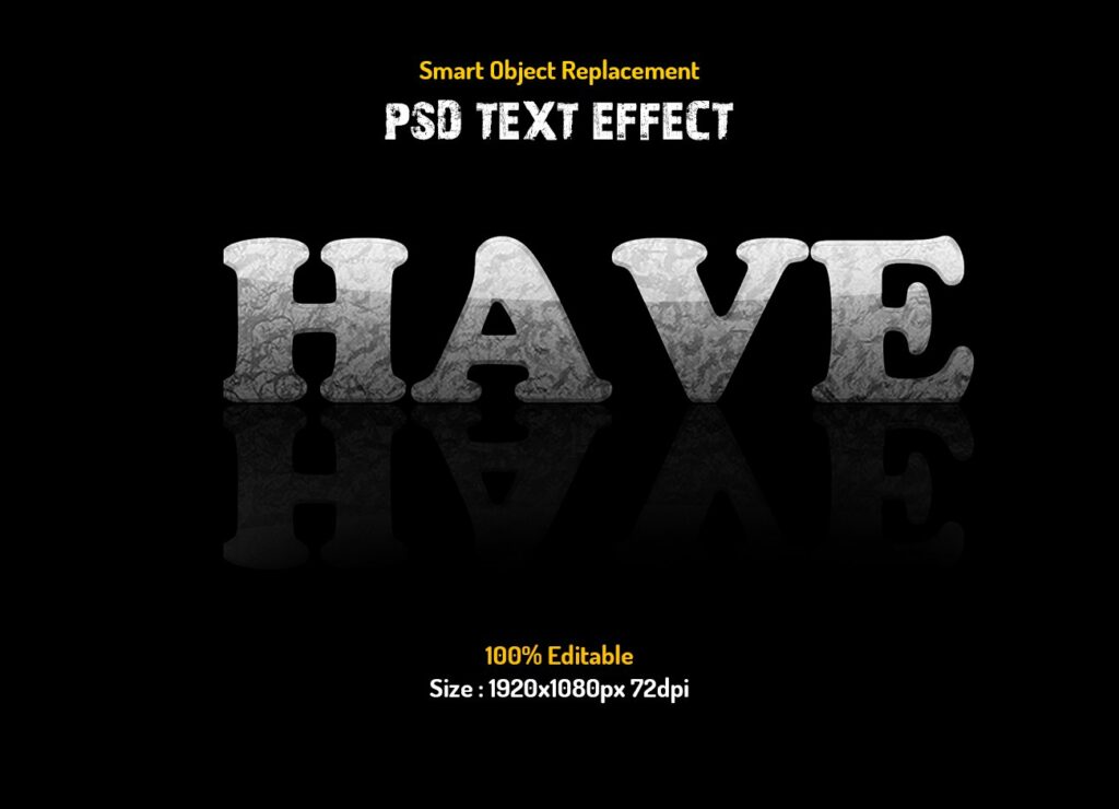 Reflection Text Effect – MasterBundles