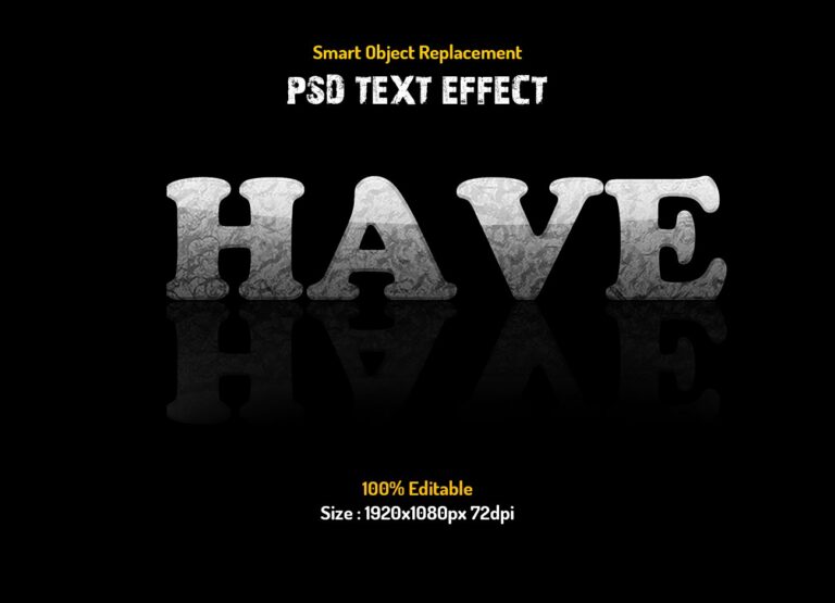 Reflection Text Effect – MasterBundles