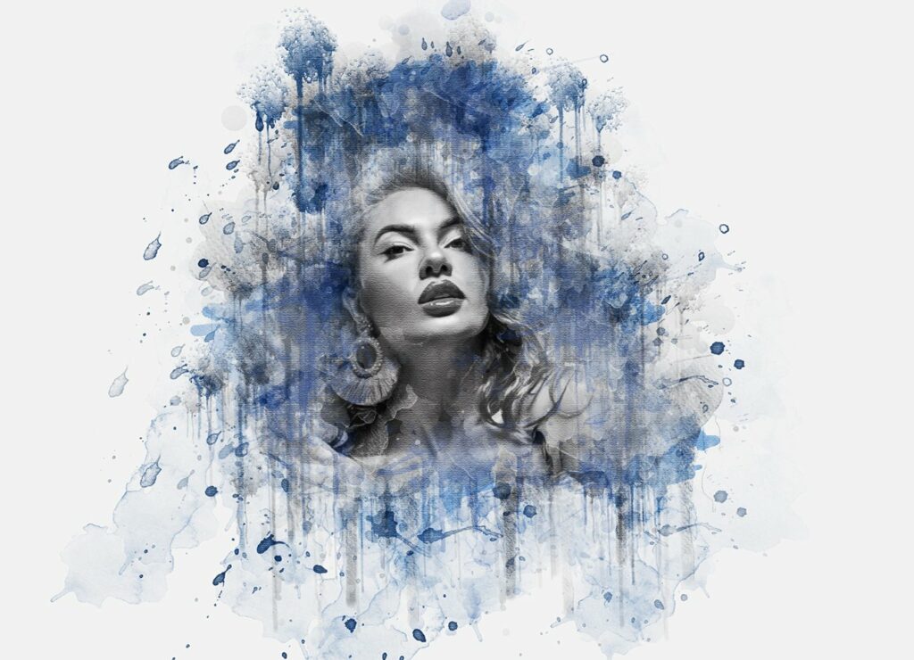 Ink Dripping Paint Photoshop Action – MasterBundles