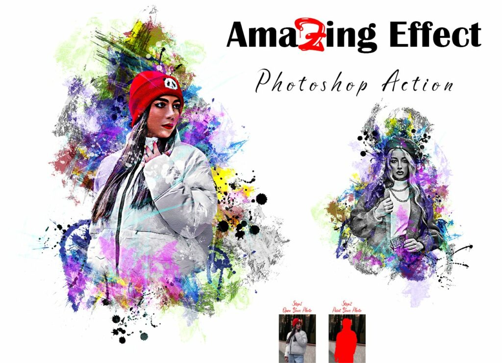 Amazing Effect Photoshop Action – MasterBundles