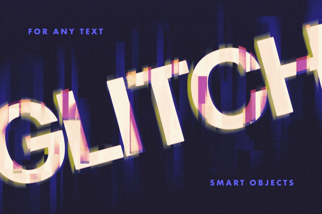 Distorted Glitch Text Effect – MasterBundles