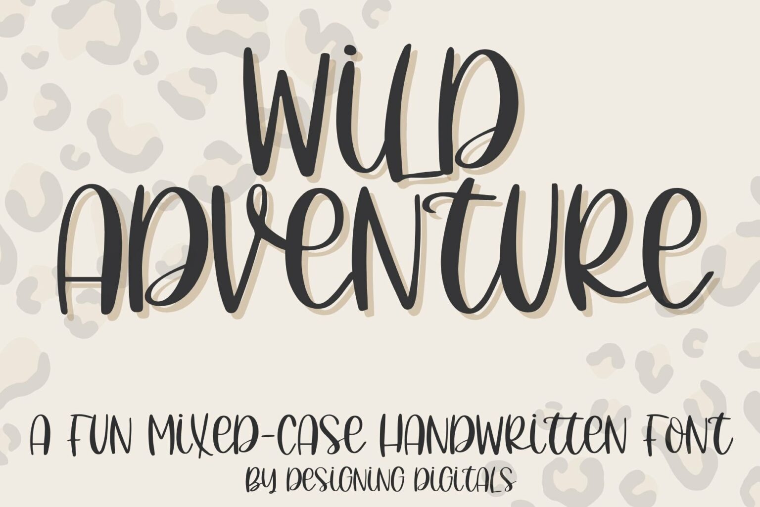 Wild Adventure Handwritten Script – MasterBundles