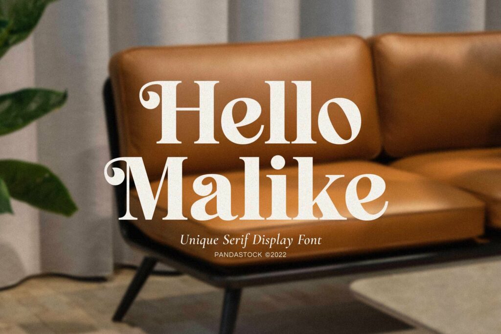 Hello Malike - Beautiful Serif Fonts – MasterBundles