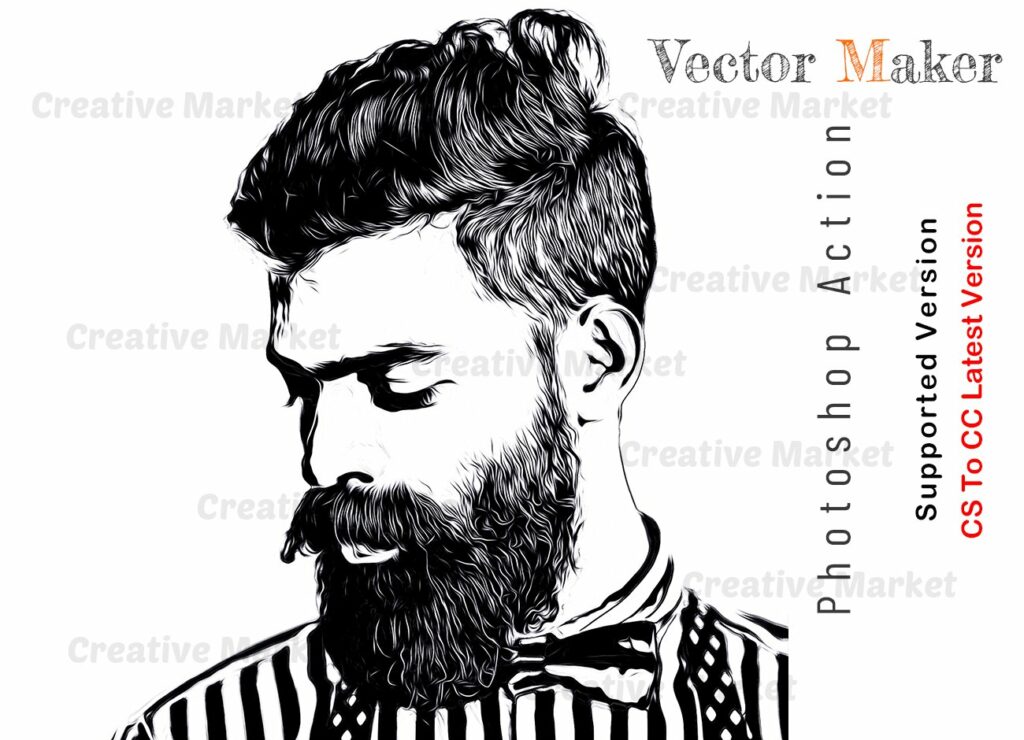 Vector Maker Photoshop Action – MasterBundles