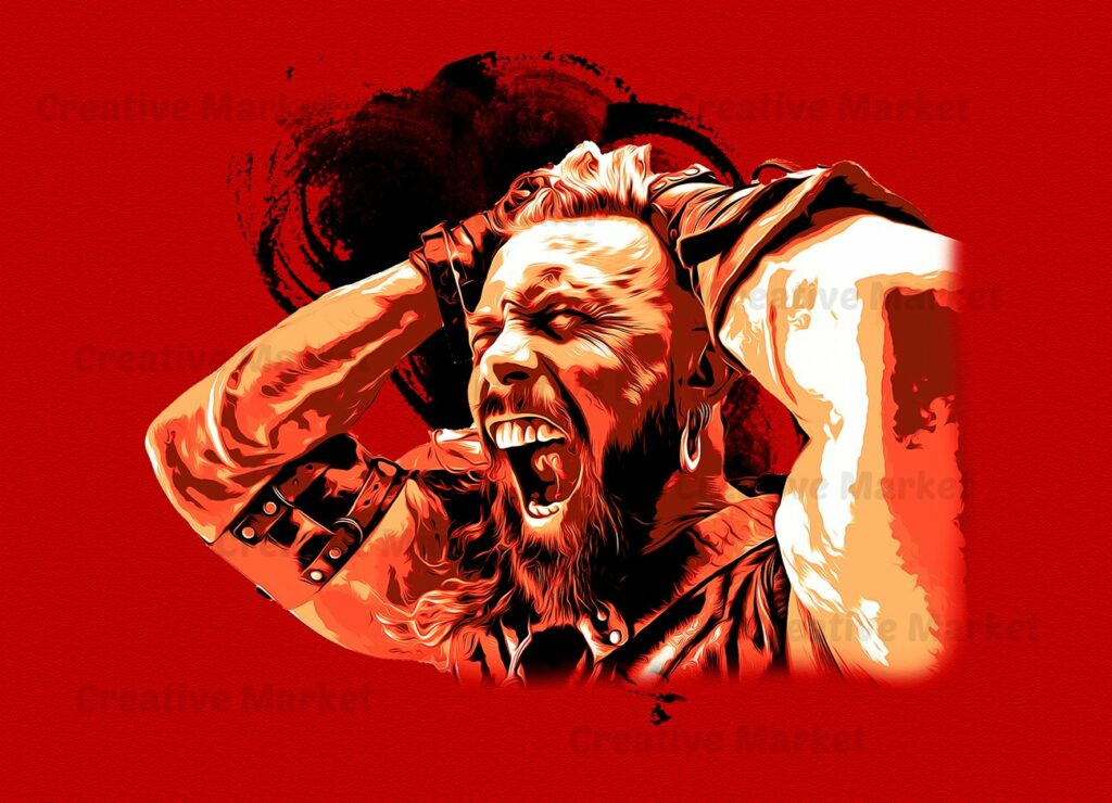 Viking Cover Portrait PS Action – MasterBundles