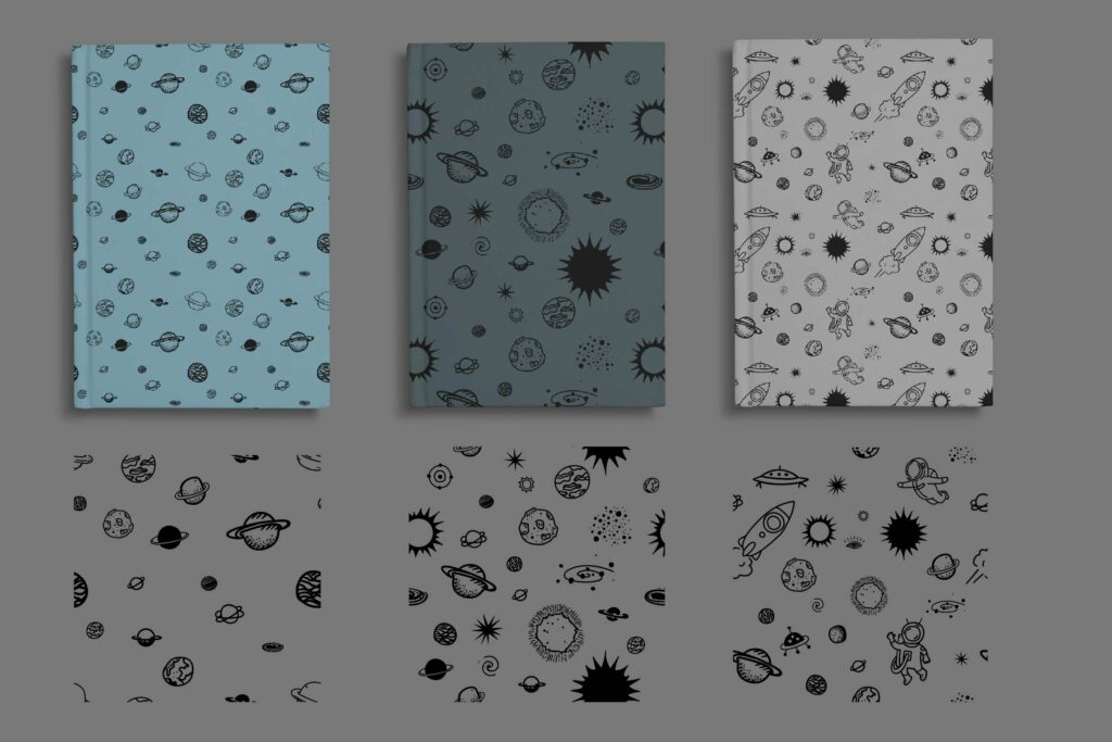 Cosmos font and seamless pattern – MasterBundles