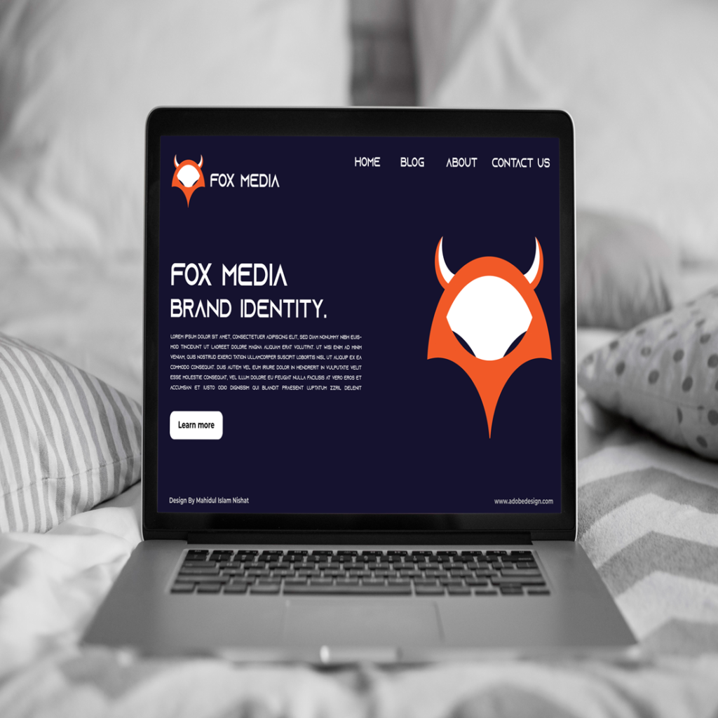 Fox Media Logo - MasterBundles