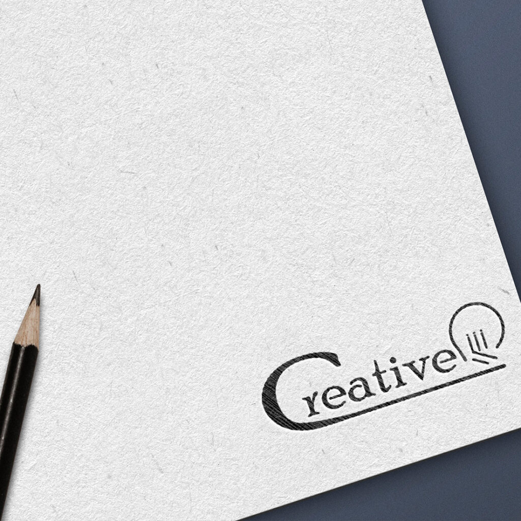 creative ctudio logo vector lamp - MasterBundles