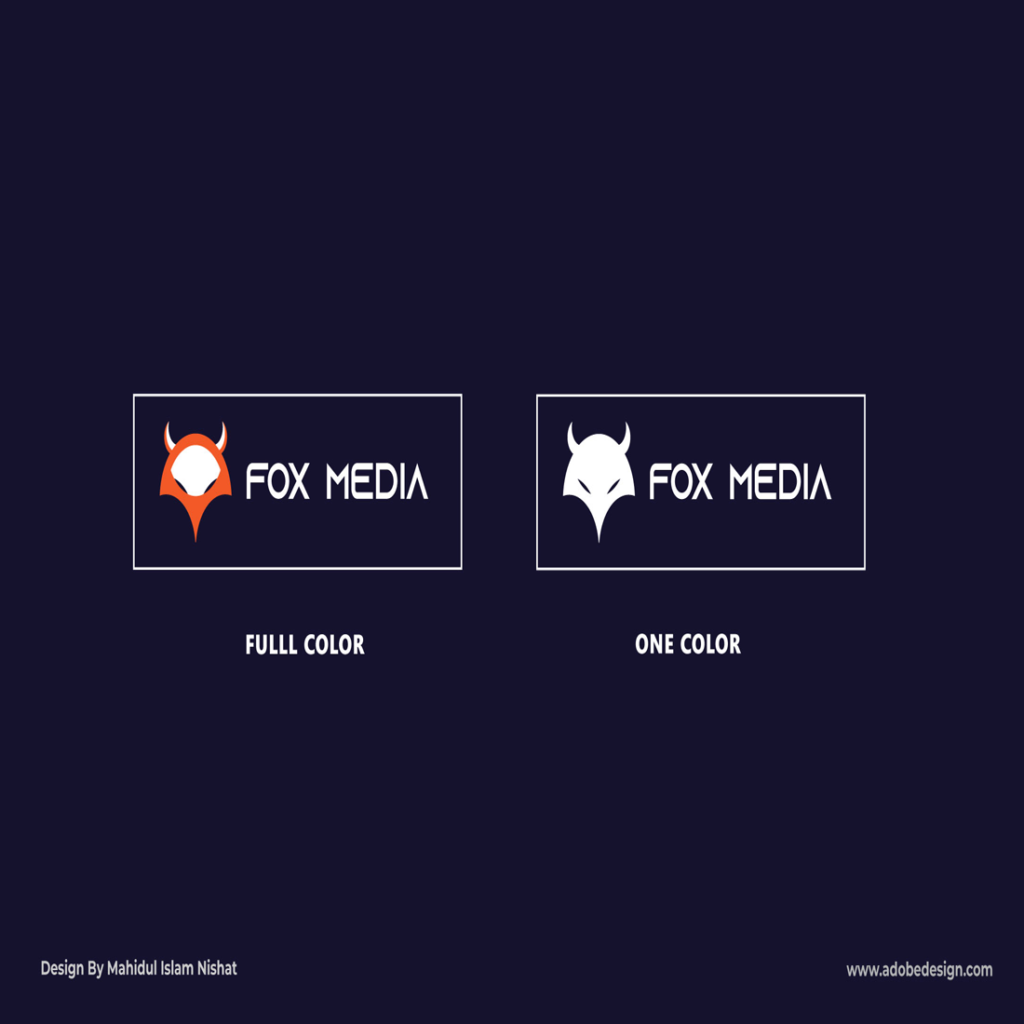 Fox Media Logo - MasterBundles
