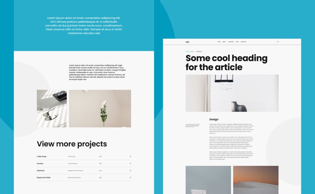Portfolio Website for company/personality - MasterBundles