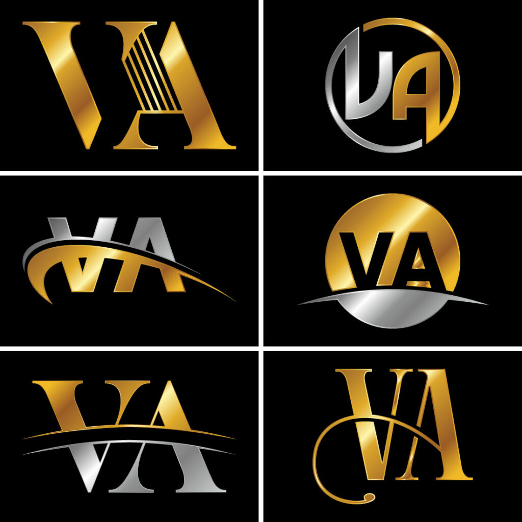 Initial Letter V A Logo Design Vector Template - MasterBundles