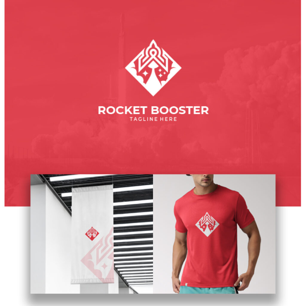 Rocket Logo - MasterBundles