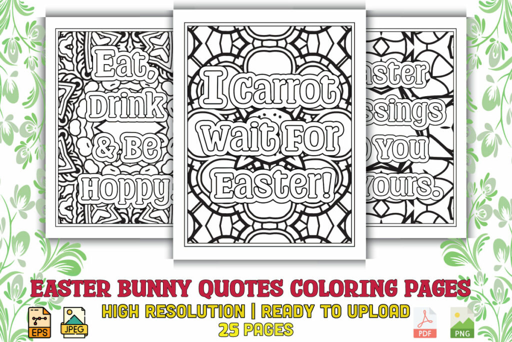 1000 Quotes Coloring Pages Bundle - MasterBundles