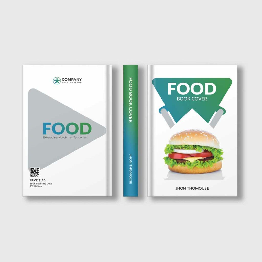 Food Book Cover Design - MasterBundles