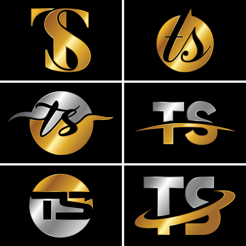 Initial Letter T S Logo Design Vector Template. Graphic Alphabet Symbol ...