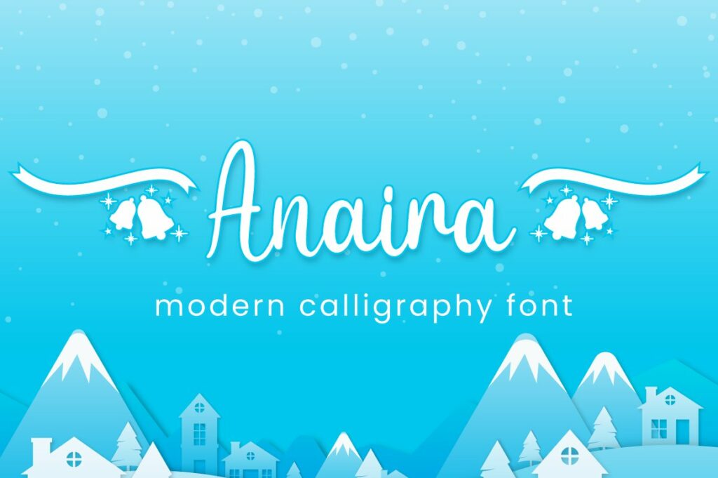 Anaira - Christmas Font – MasterBundles