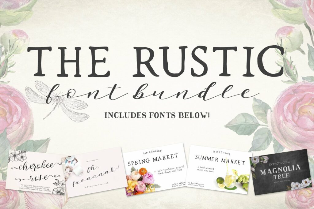 The Rustic Font Bundle – MasterBundles