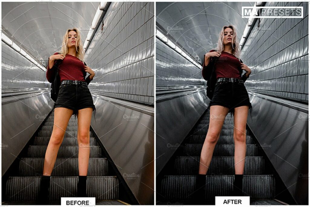 10 Influencer Black Lightroom Preset – MasterBundles