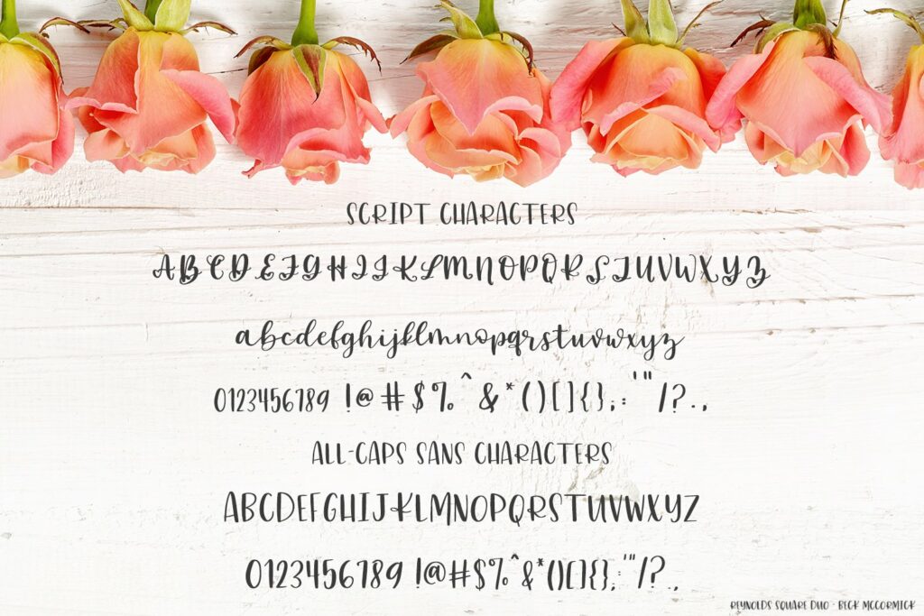 Reynolds Square Calligraphy Font Duo – MasterBundles