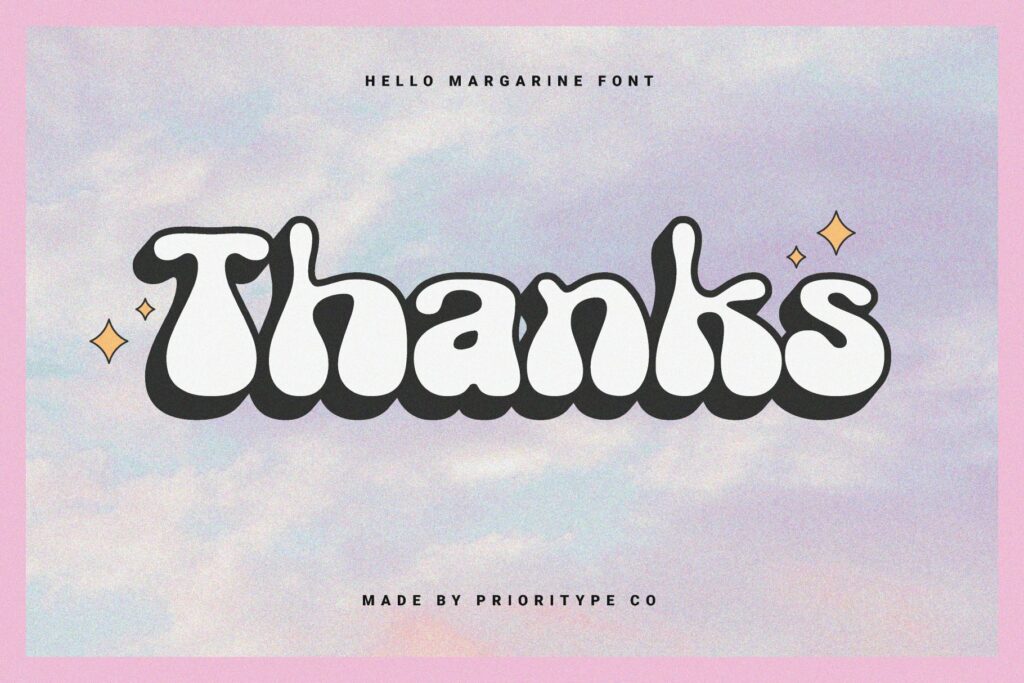 Hello Margarine - Groovy Font – MasterBundles