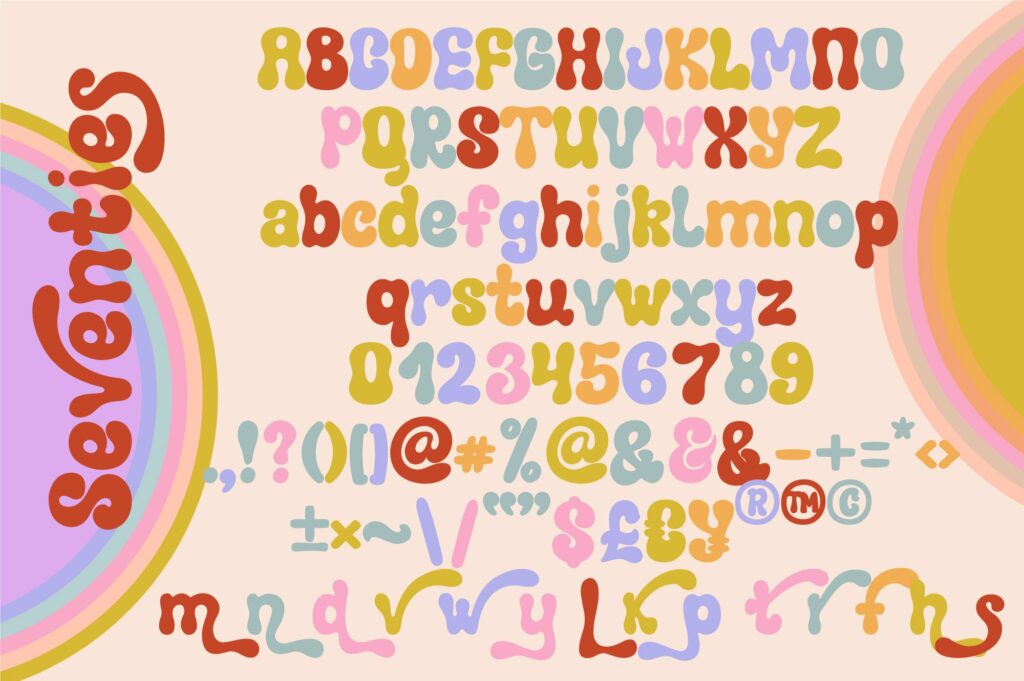 Vintage Psychedelic Font – MasterBundles