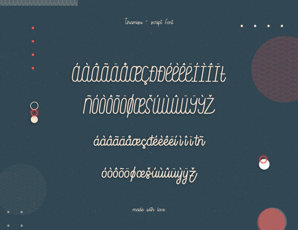 Tiramisu Retro Script Font – MasterBundles