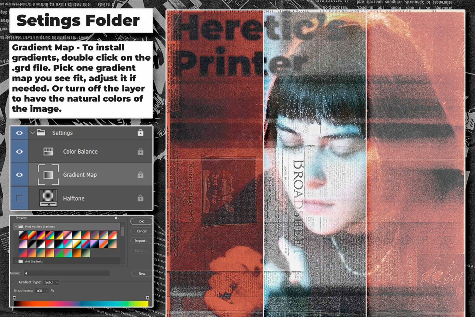 Heretic's Printer - Print Machine #1 – MasterBundles