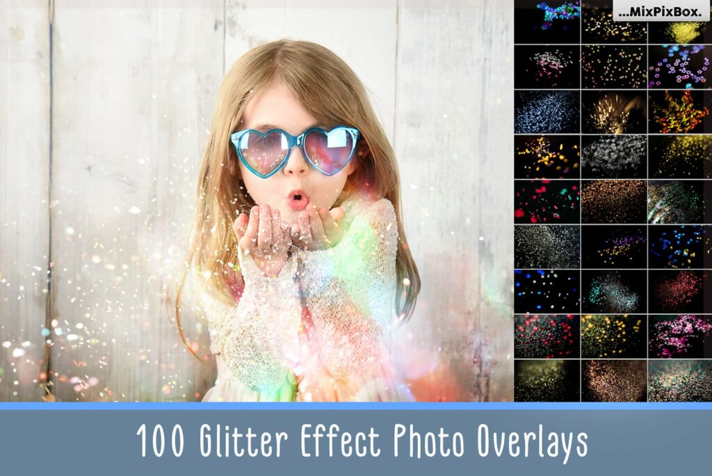 Glitter Effect Photo Overlays – MasterBundles