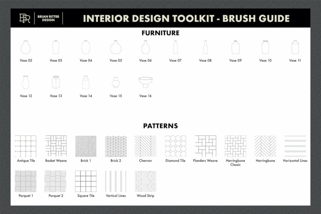 Interior Design Toolkit Procreate – MasterBundles