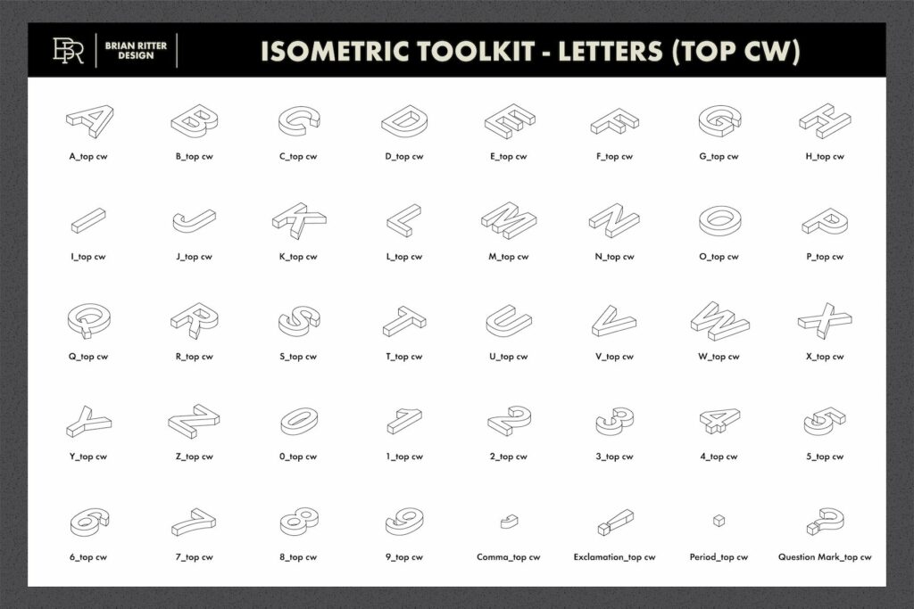 Isometric Toolkit for Procreate – MasterBundles