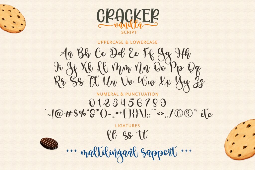 Cracker Vanilla - Cute Pretty Font – MasterBundles