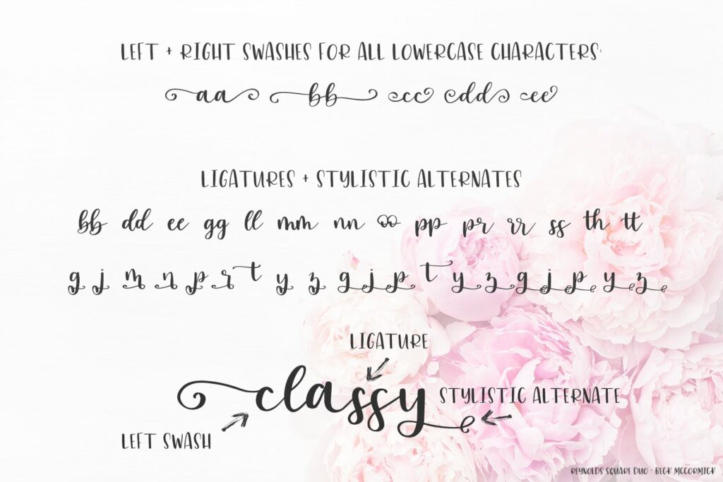 Reynolds Square Calligraphy Font Duo – MasterBundles