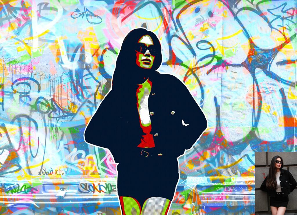 Modern Hope Poster Photoshop Action – MasterBundles
