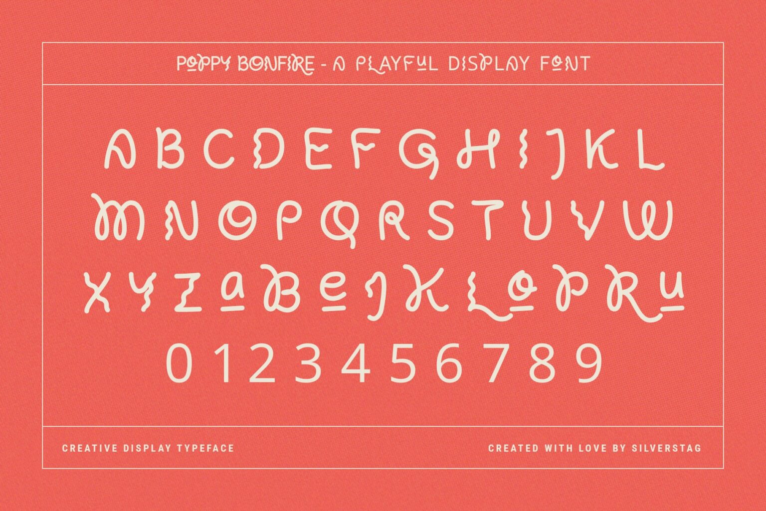 Poppy Bonfire - Modern Display Font – MasterBundles