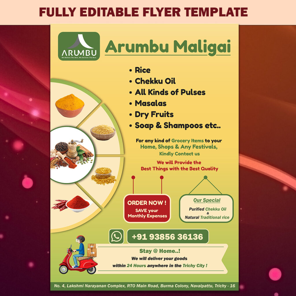 Grocery Flyer Template - MasterBundles