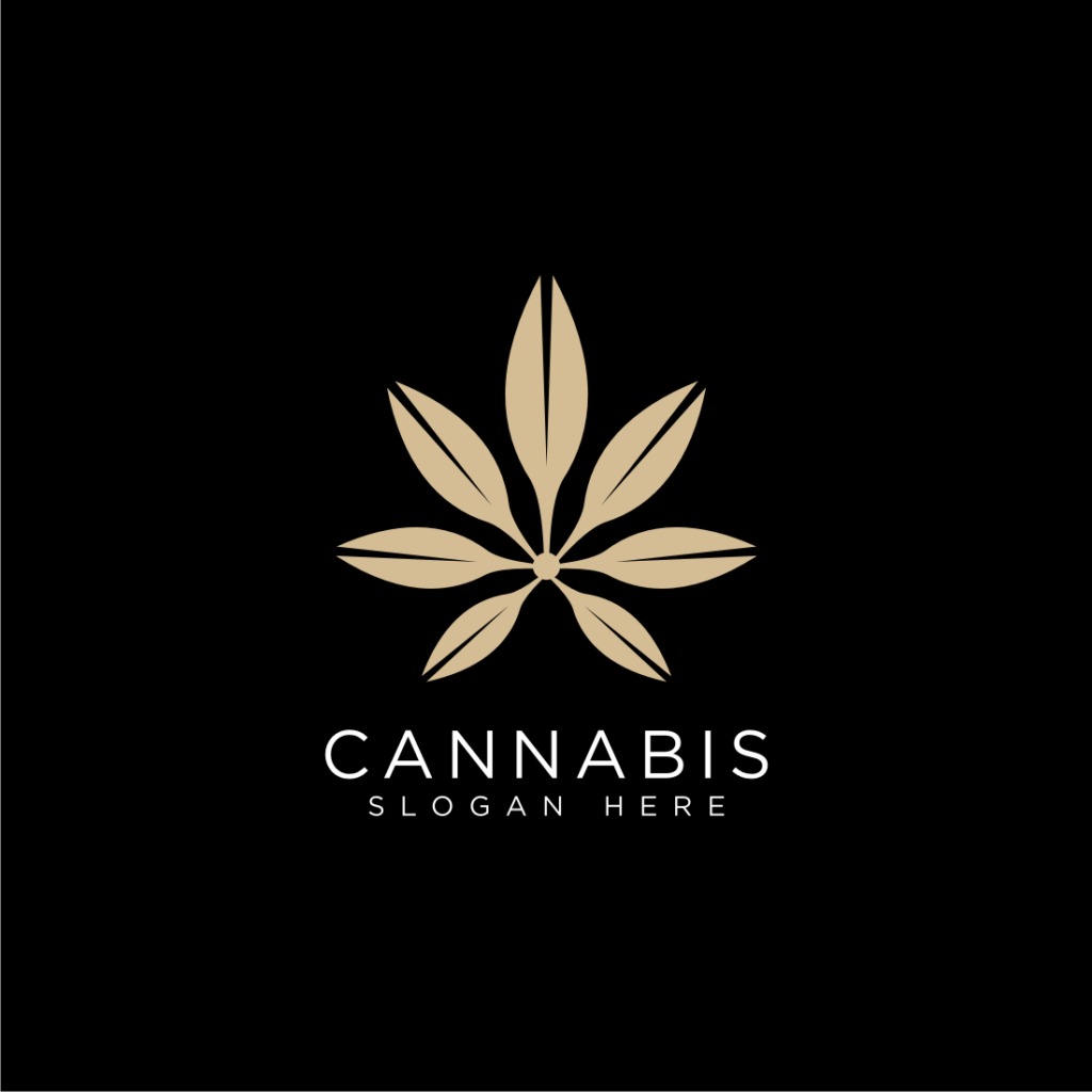 cannabis logo design vector - MasterBundles