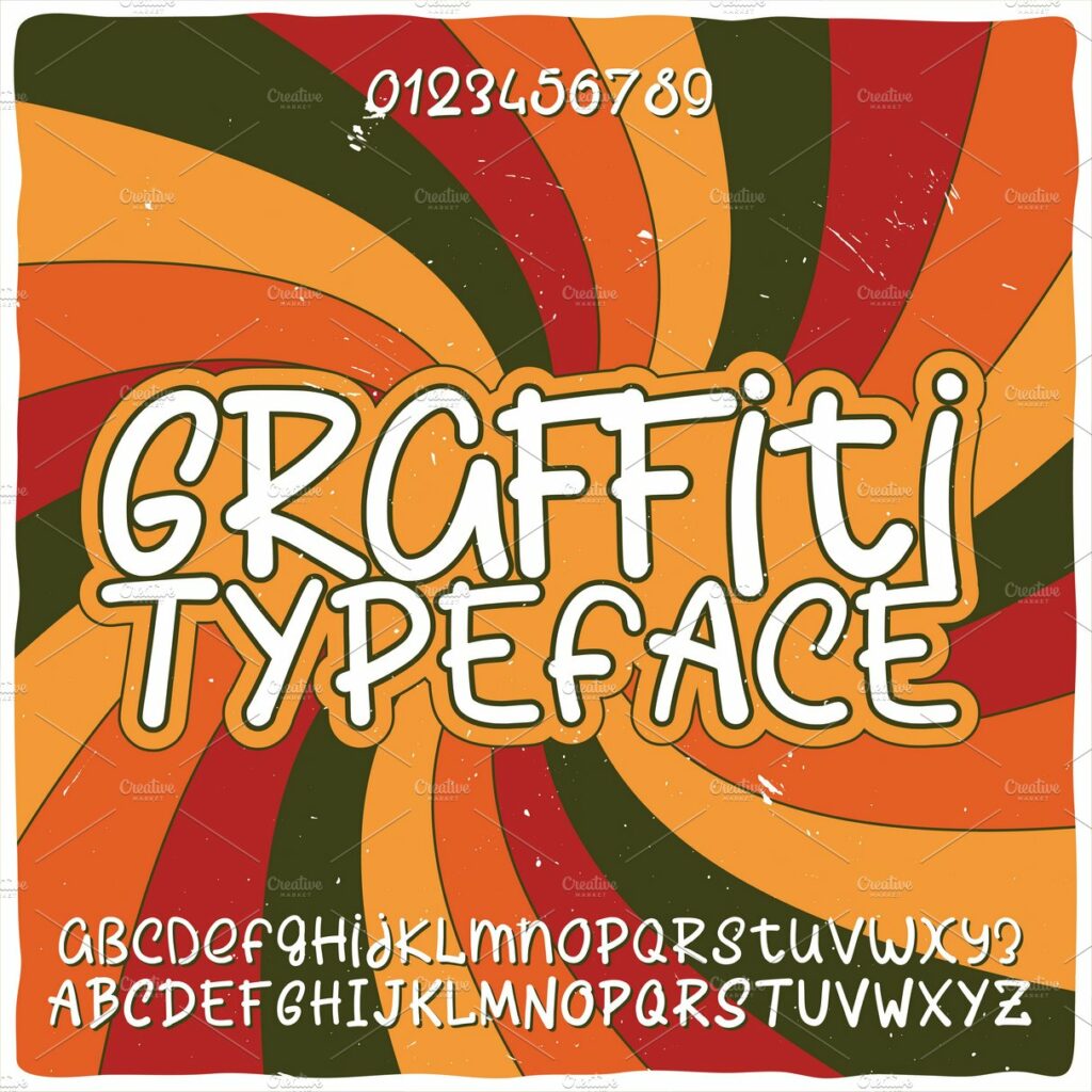 Vintage label typeface Graffiti – MasterBundles
