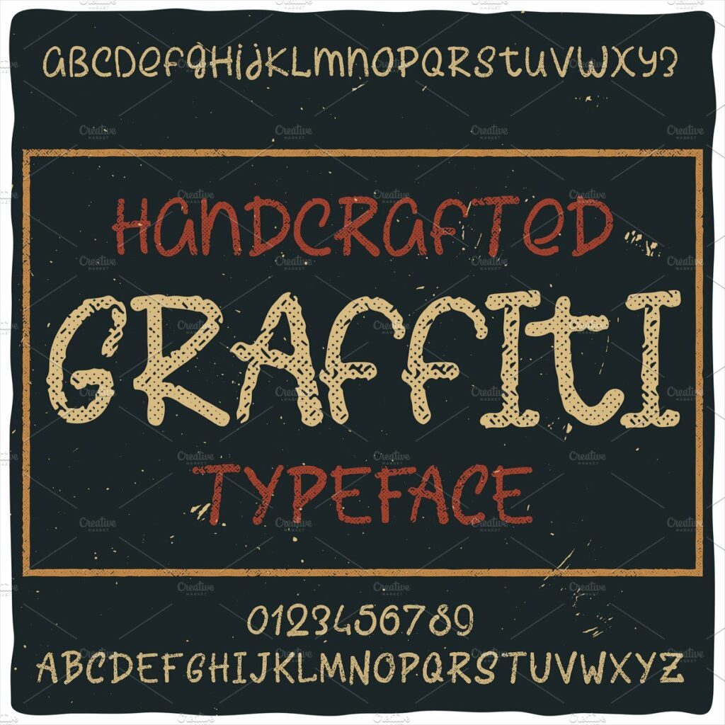 Vintage label typeface Graffiti – MasterBundles