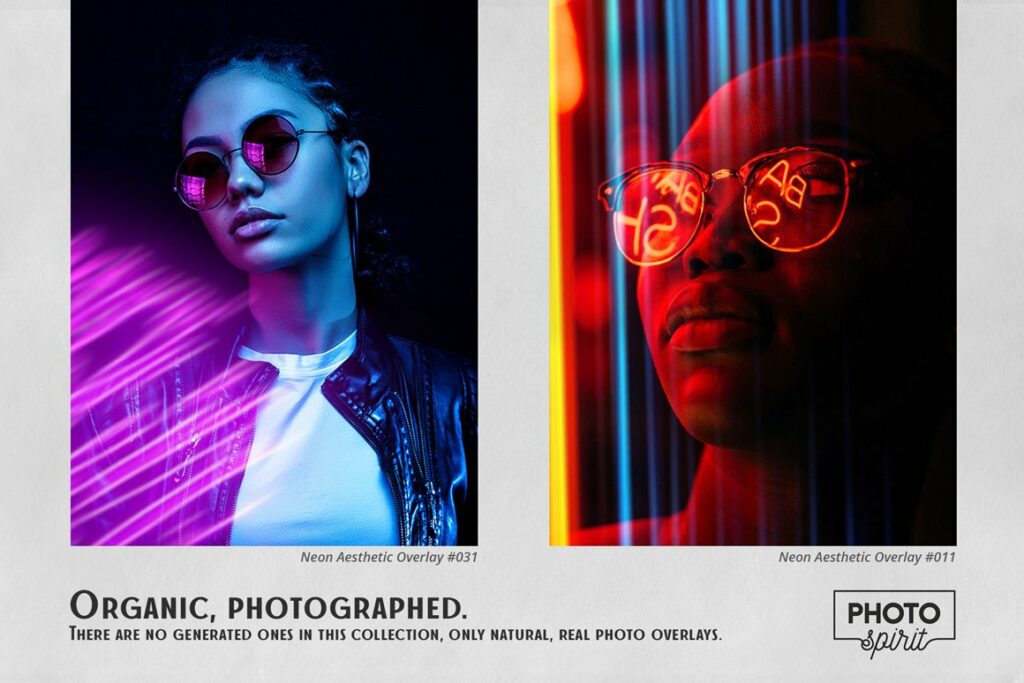 Neon Aesthetic Effect Overlays – MasterBundles