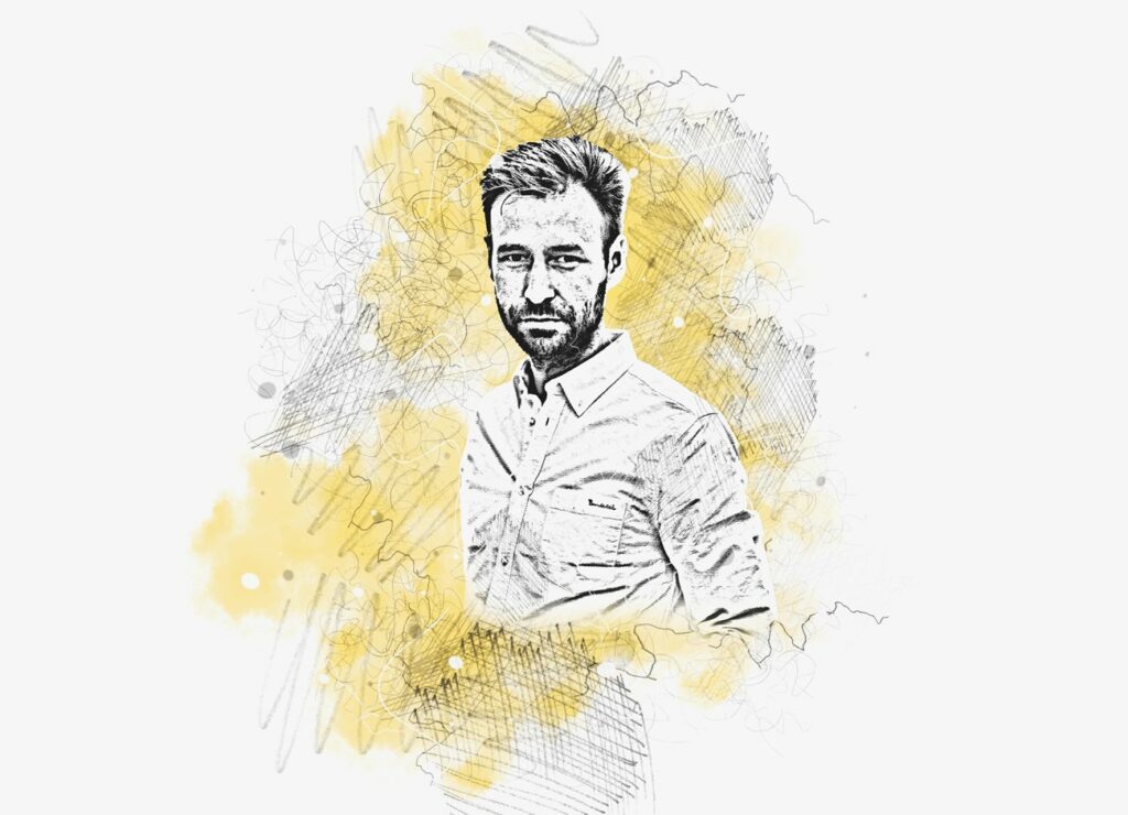Artistic Sketch Portrait Action – MasterBundles