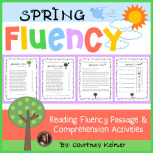 Spring Is Here Fluency Passage and Comprehension Questions - MasterBundles