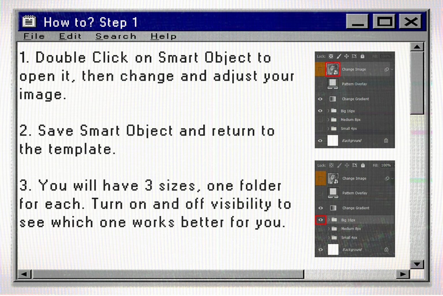 Bit Master - Bitmap PSD Template – MasterBundles