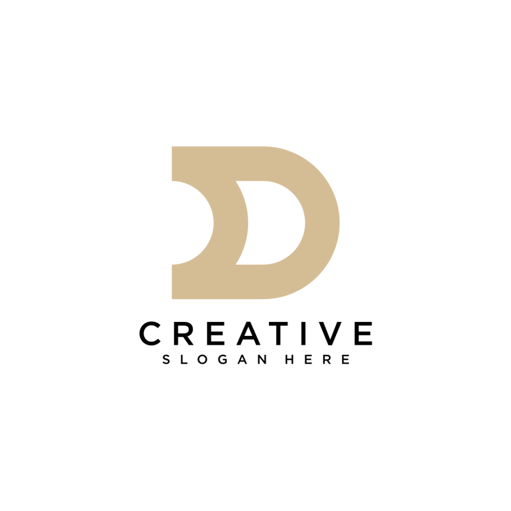 letter d logo vector design - MasterBundles