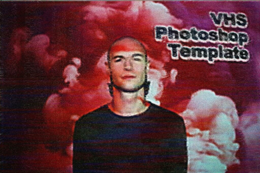 VHS Photoshop Template – MasterBundles