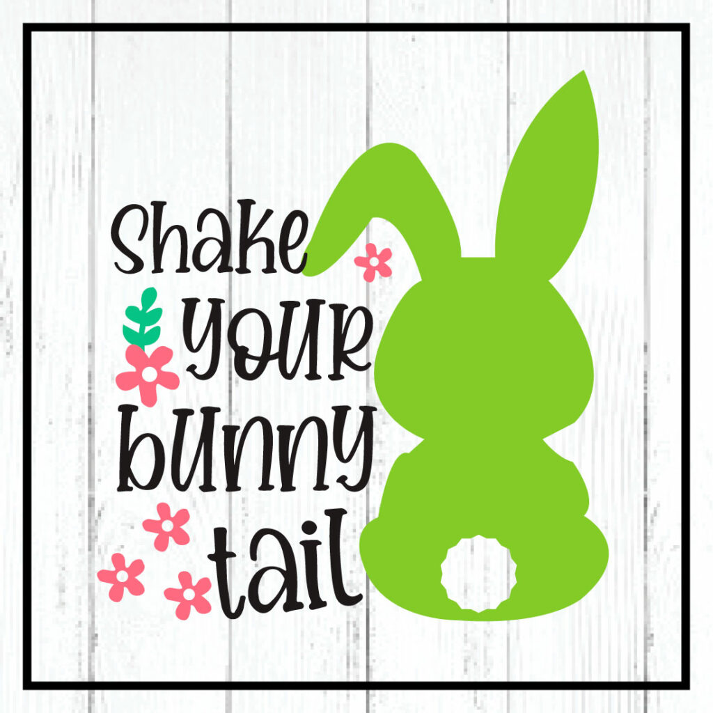 shake your bunny tail svg - MasterBundles, Bunny Fonts, Cricut Fonts ...