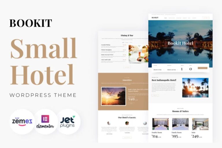 55 Best Hotel WordPress Themes 2023 - MasterBundles